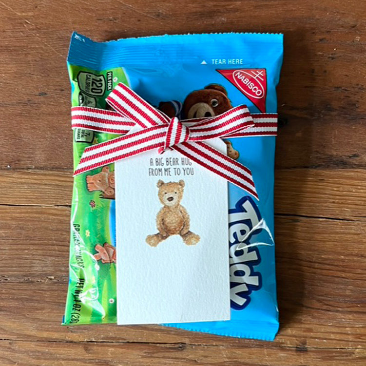 Brown Bear Hug Gift Tag | Set of 10 – Babs&Bird